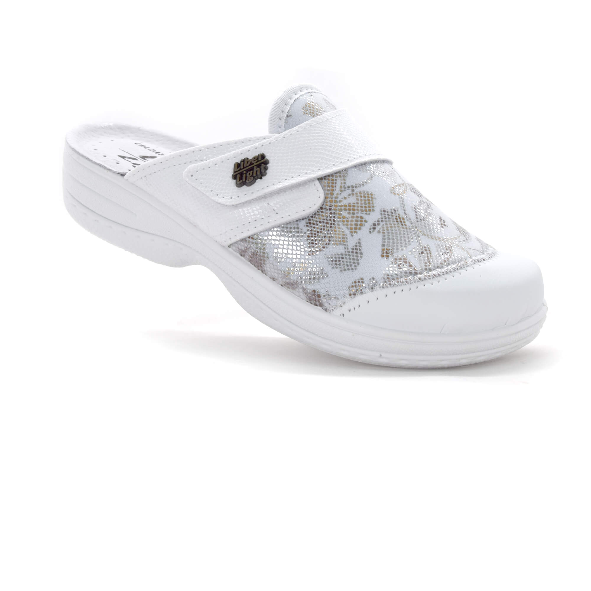 KOŽNE NATIKAČE, LIBER LIGHT, Bijela, Koža, BABAH