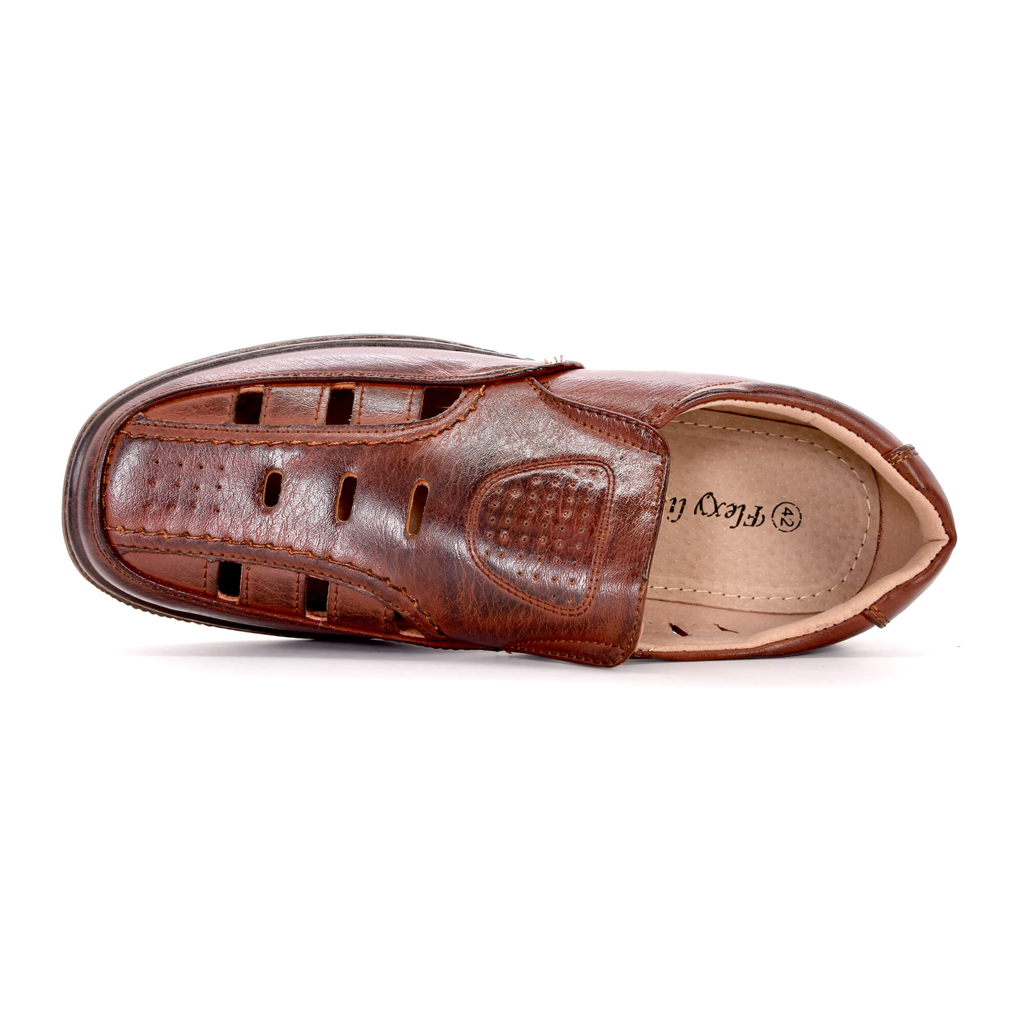 LJETNE CIPELE SANDALE, Flexy line, Smeđa, EICI