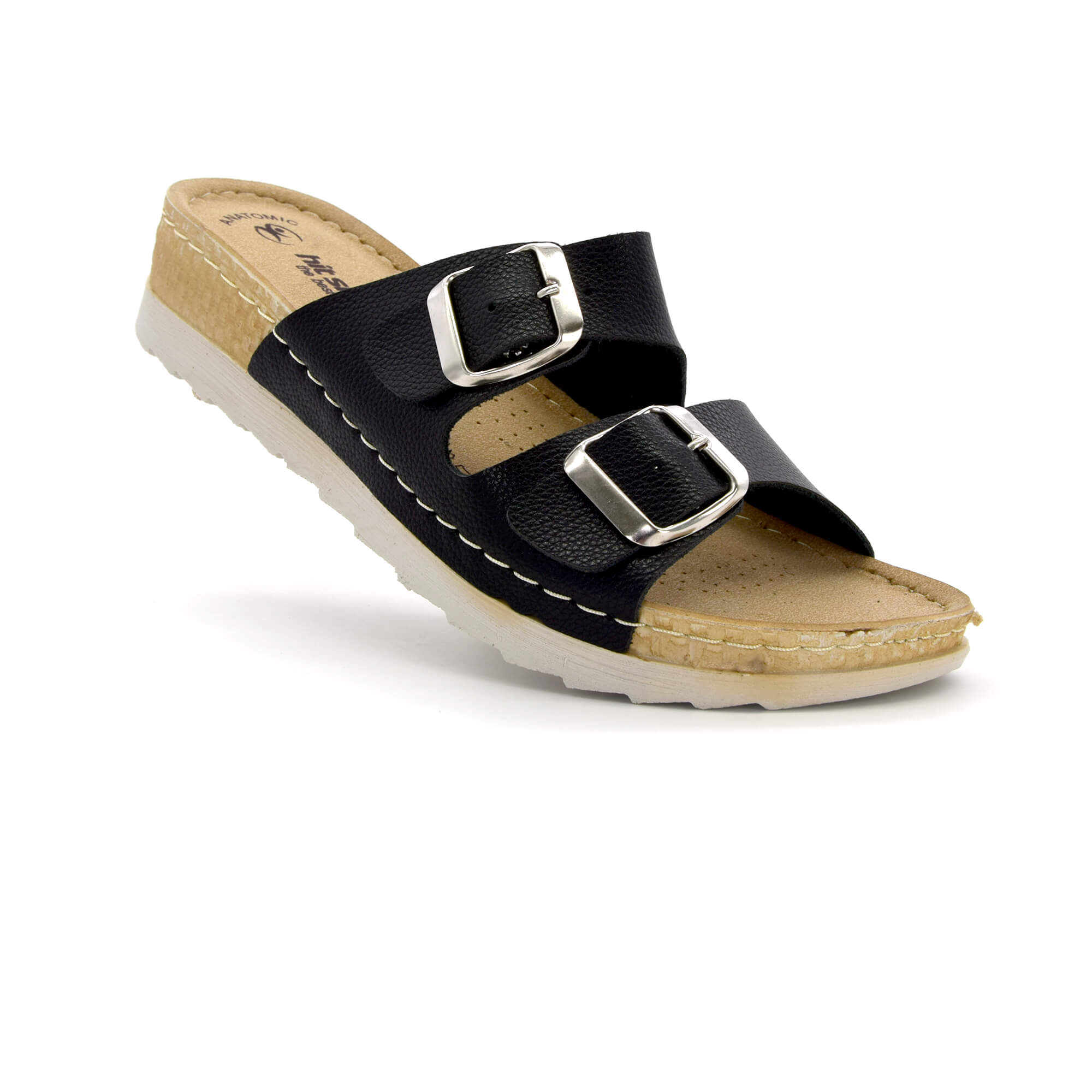 ANATOMSKE NATIKAČE, HIT SHOES, Crna, GIGB