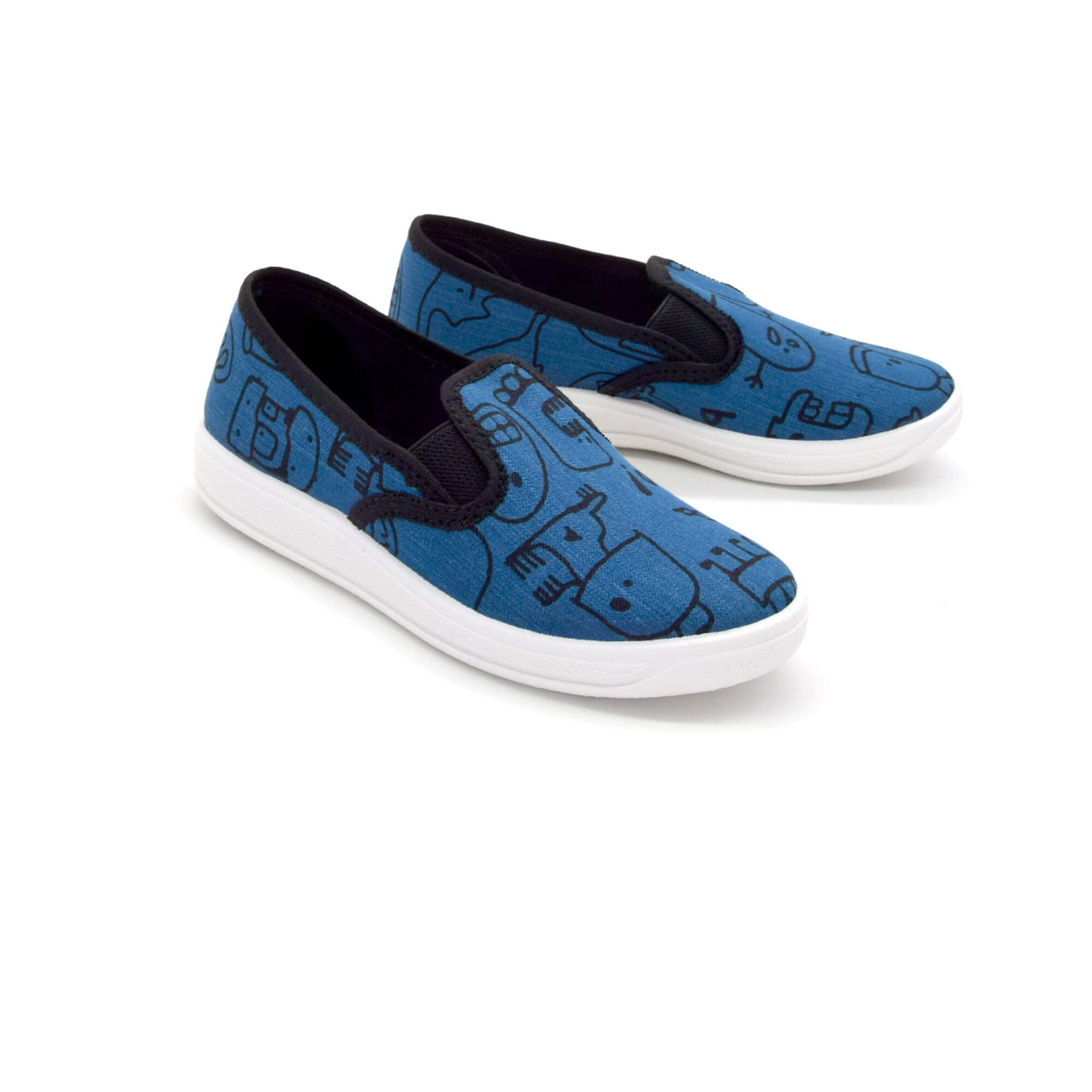 ŠKOLSKE PAPUČE, NW, Plava, Platno, HAGE