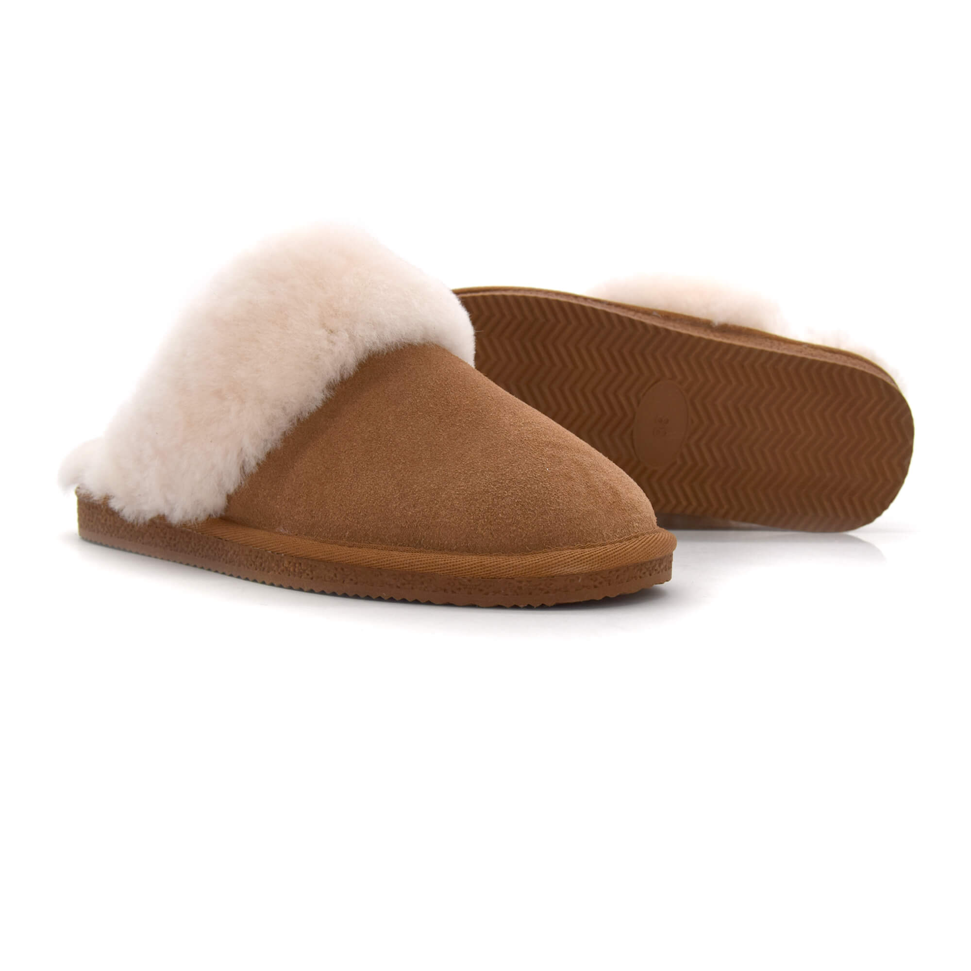 KUĆNE PAPUČE, NW, Smeđa, Krzno, HGGH