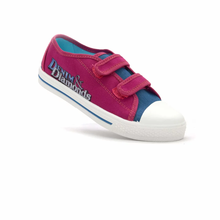 ŠKOLSKE PAPUČE, NW, Pink, Platno, IJBJ